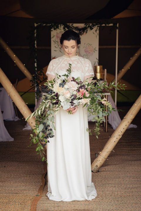 Tuscan Romance Tipi Styling Inspiration. Romantic and Dreamy